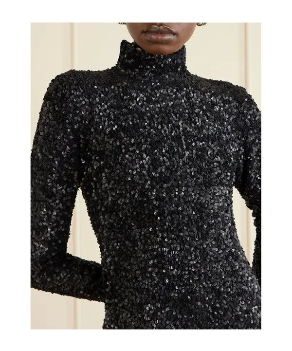 Adam Lippes Sequined Knitted Maxi Dress