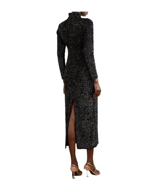 Adam Lippes Sequined Knitted Maxi Dress