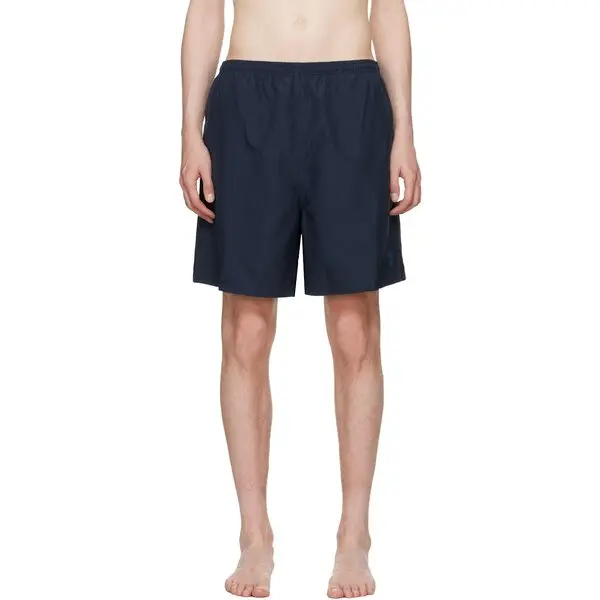 AMI Paris Logo Plain Elasticated Waistband Swim Shorts