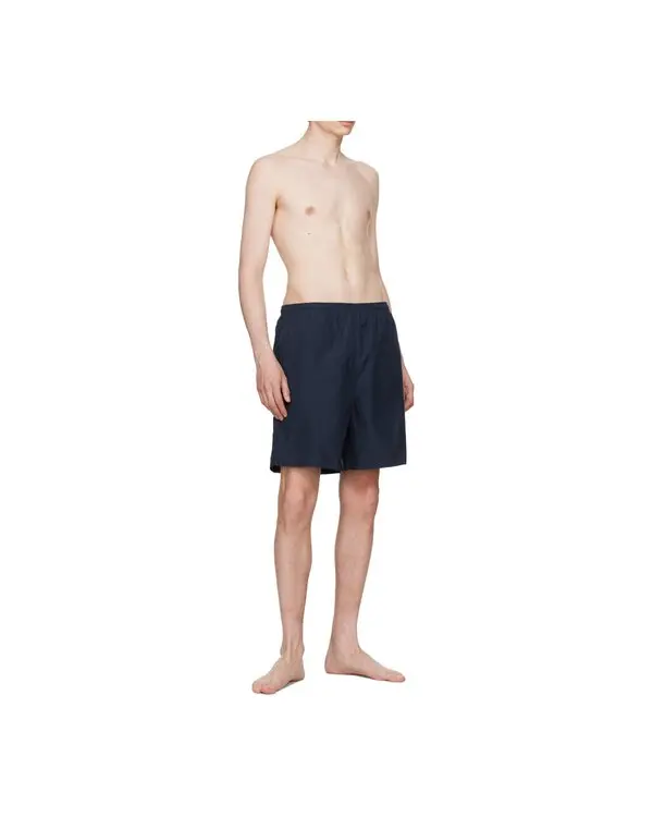AMI Paris Logo Plain Elasticated Waistband Swim Shorts