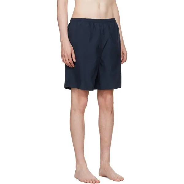 AMI Paris Logo Plain Elasticated Waistband Swim Shorts