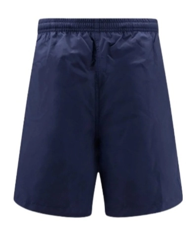 AMI Paris Logo Plain Elasticated Waistband Swim Shorts - Black