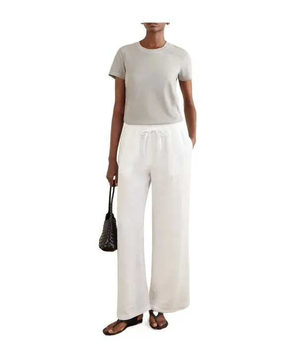 JAMES PERSE Linen Straight-leg Pants