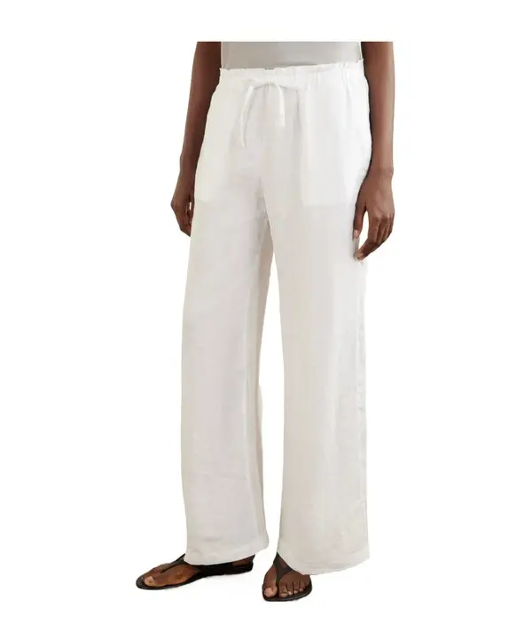 JAMES PERSE Linen Straight-leg Pants