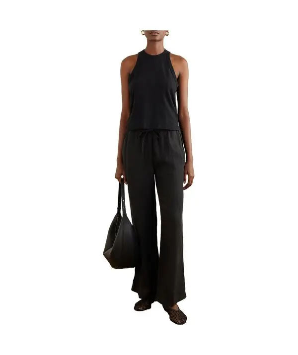 JAMES PERSE Linen Wide-leg Pants