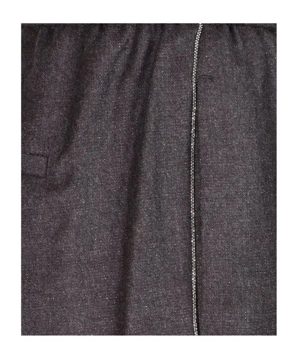 Peserico Elasticated Waistband Pleated Trousers