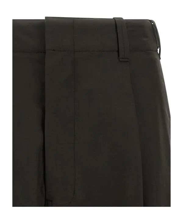 LEMAIRE Single-pleat Tailored Pants In Tropical Wool Blend