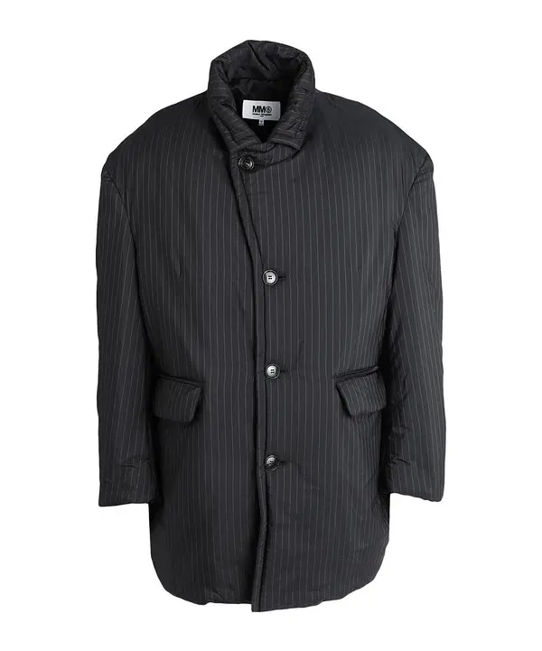 MAISON MARGIELA Striped Single-breasted Coat