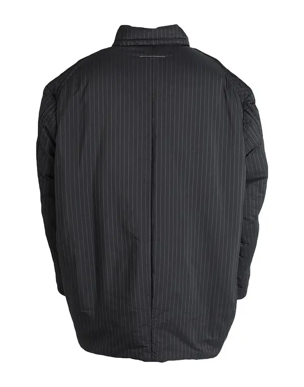 MAISON MARGIELA Striped Single-breasted Coat