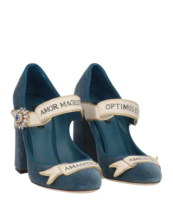 Dolce & Gabbana Two Tone Mary Jane Heels