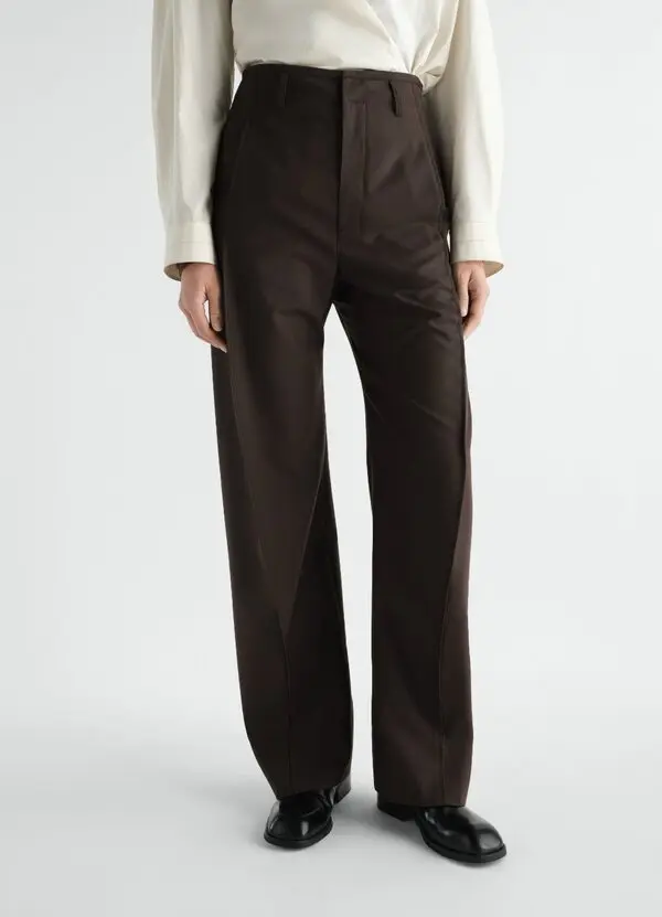 LEMAIRE Baggy Pants In Tropical Wool Blend