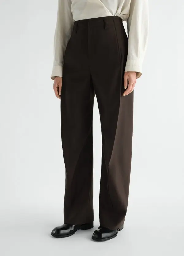 LEMAIRE Baggy Pants In Tropical Wool Blend