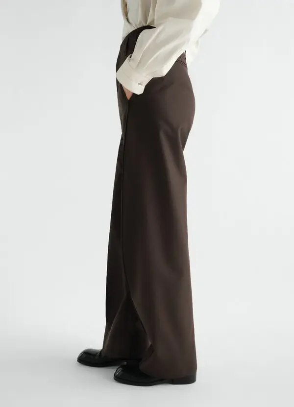LEMAIRE Baggy Pants In Tropical Wool Blend