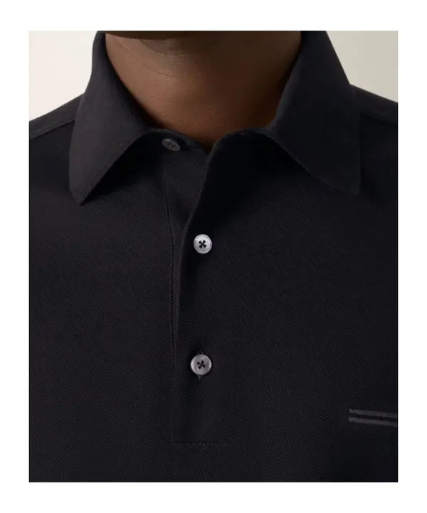 Zegna Cotton Piquet Polo Shirt
