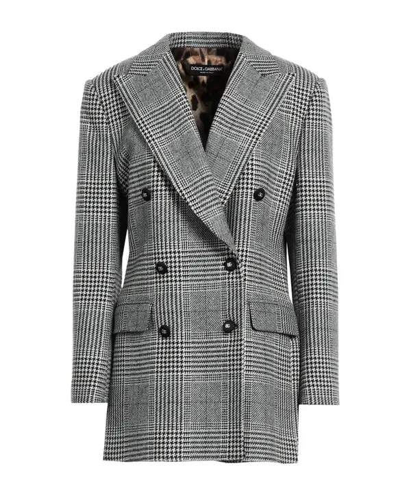 Dolce & Gabbana Checked Double-breasted Coat