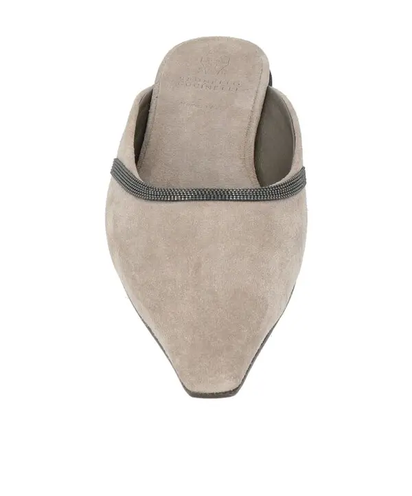 Brunello Cucinelli Suede Mules