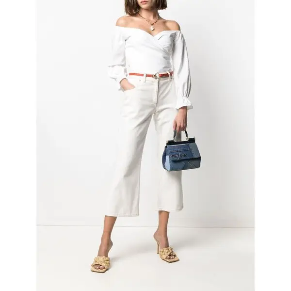 Dolce & Gabbana Dolce Gabbana Sicily Medium Denim Handbag