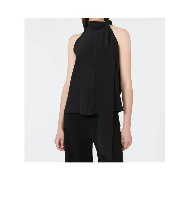 Max Mara Pleated Sleeveless Top