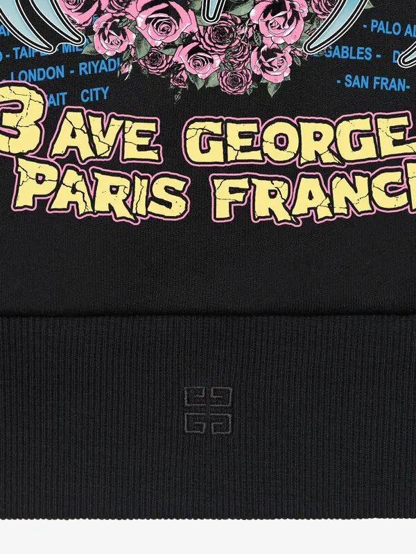 Givenchy Graphic Printed Zipped Hoodie