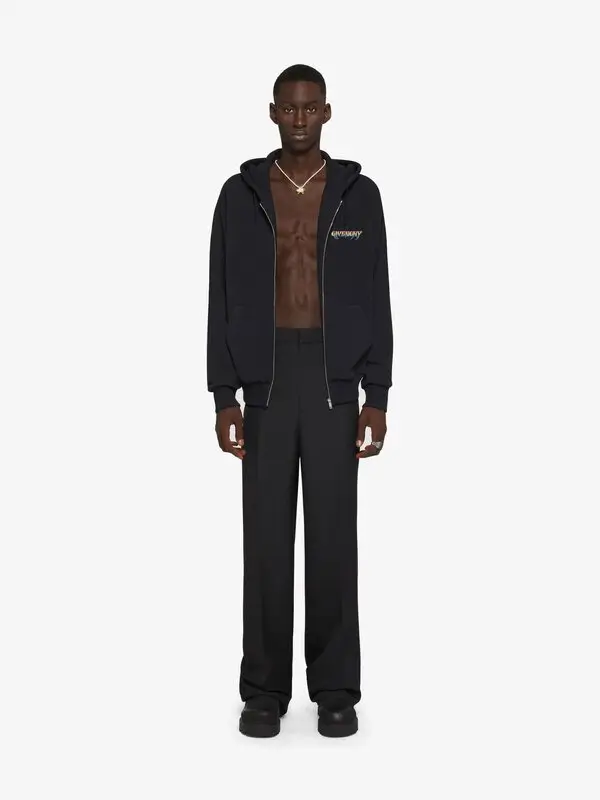 Givenchy Graphic Printed Zipped Hoodie