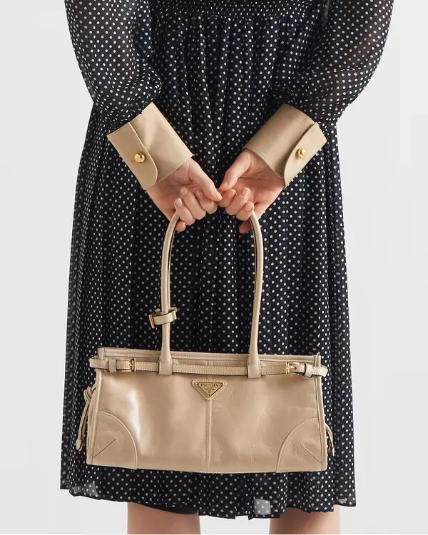 Prada Polka-dot Georgette Dress
