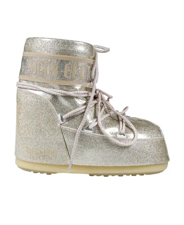 Moon Boot Icon Low Glitter Lace-up Boots