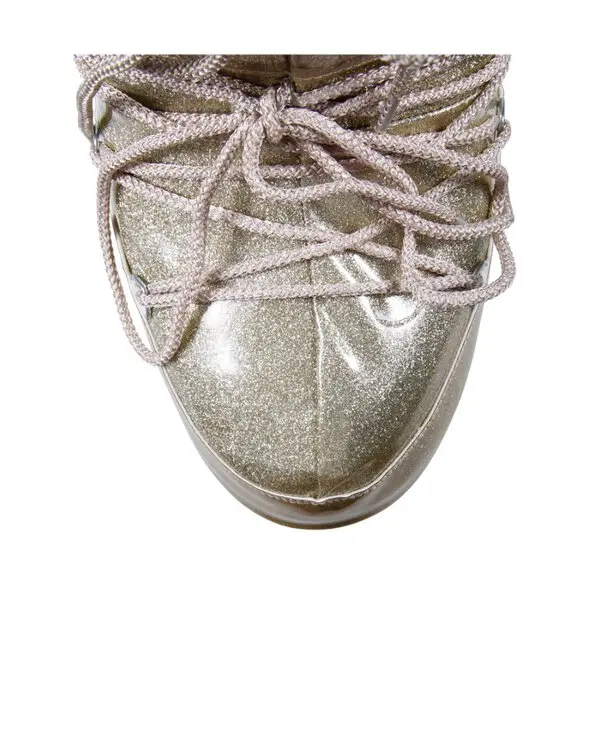 Moon Boot Icon Low Glitter Lace-up Boots