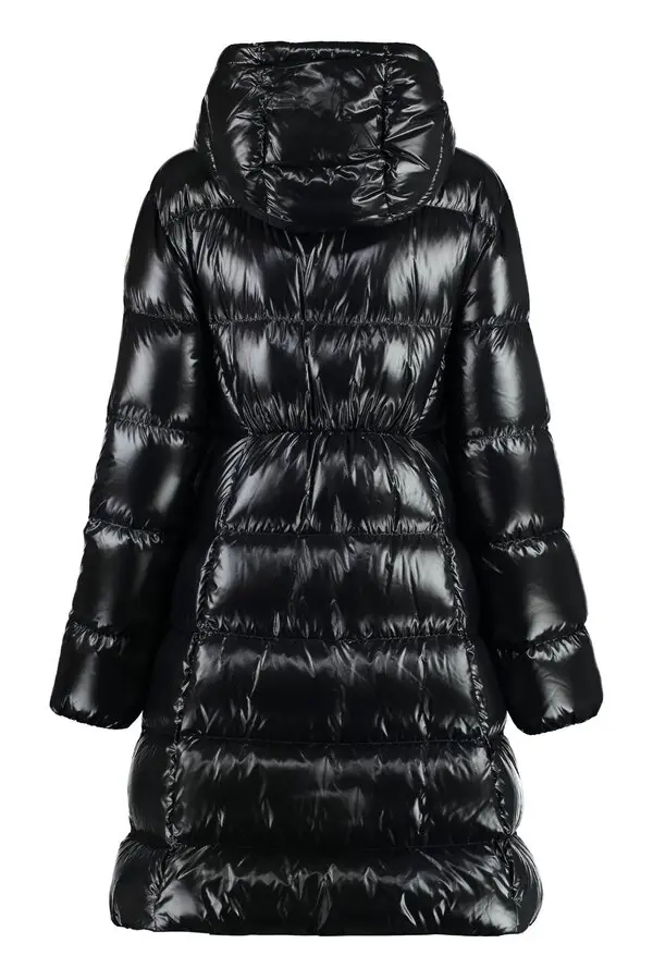 Moncler Bellevue Belted Down Coat