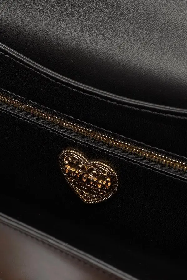 Dolce & Gabbana Dolce Gabbana Devotion Crossbody Bag - Black