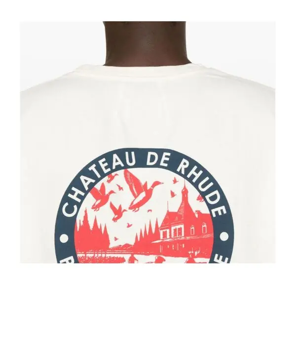 Rhude Short Sleeve Logo Print T-shirt
