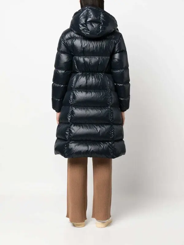 Moncler Selenga Long Hooded Padded Jacket
