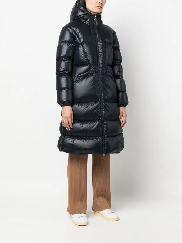 Moncler Selenga Long Hooded Padded Jacket