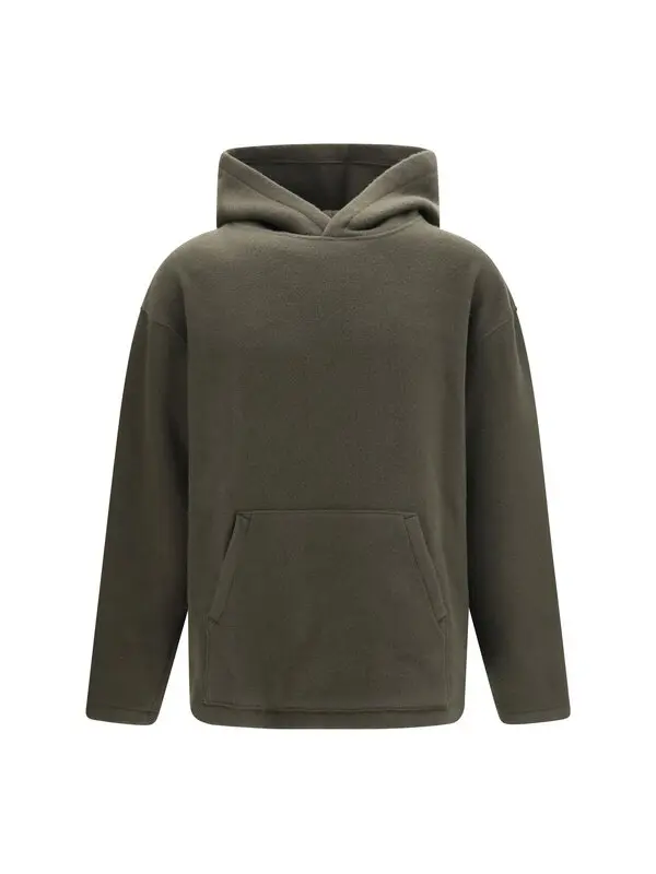 RIER Virgin Wool Hooded Sweater - Green