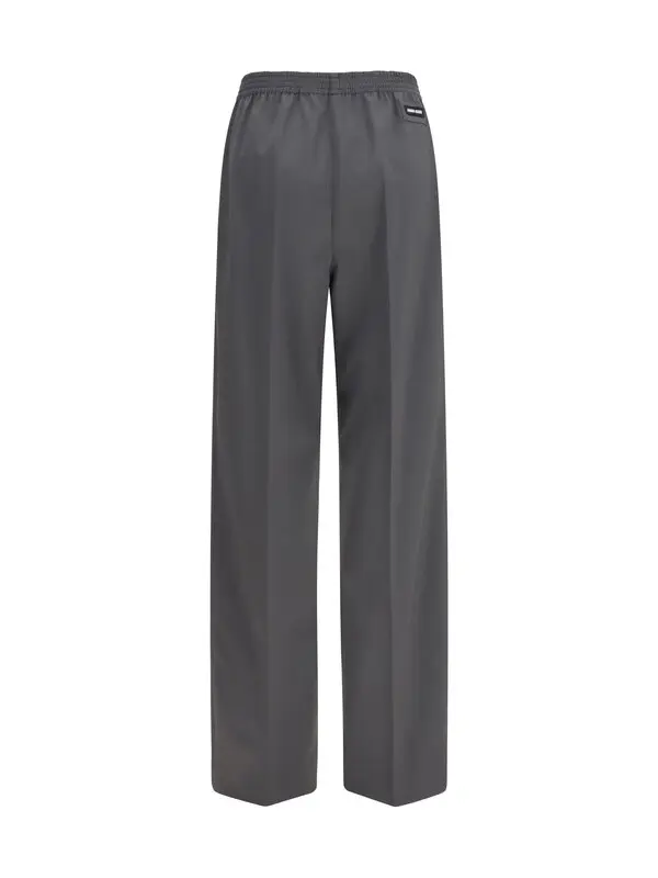 Miu Miu Elasticated Straight Leg Wool Pants