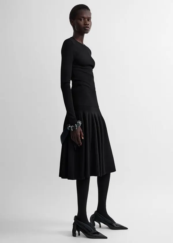 TOTEME Ribbed Waist Skirt