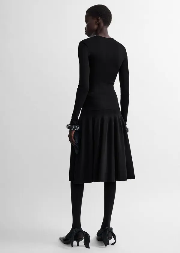 TOTEME Ribbed Waist Skirt