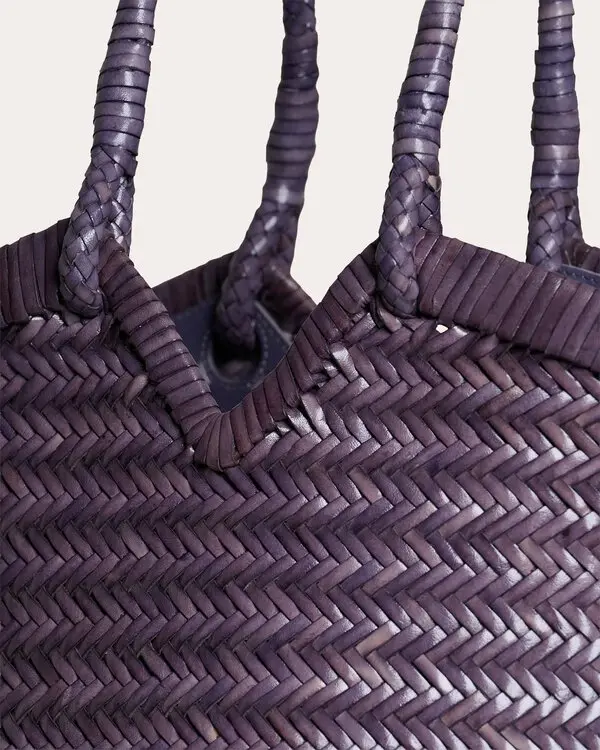 VIPERA Crudelia Woven Leather Shoulder Bag