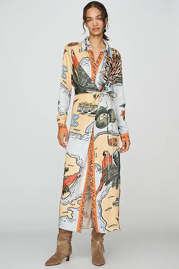 Farm Rio Beaches Shirtdress