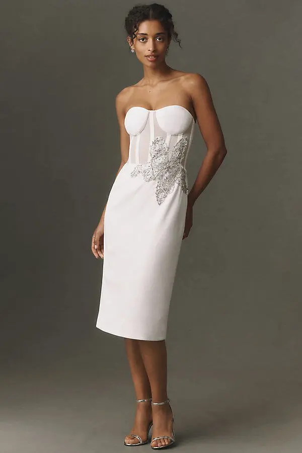 HELSI Stella Bustier Midi Dress