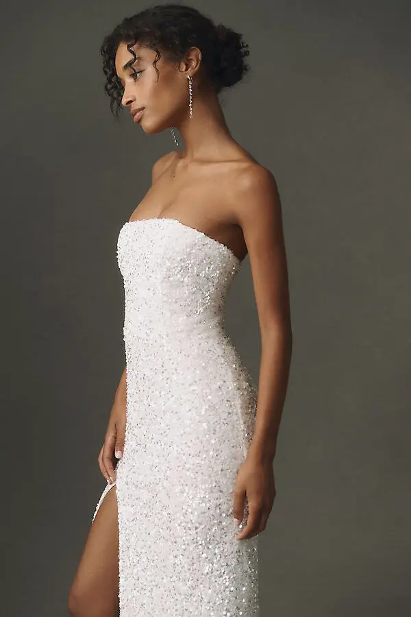 HELSI Lola Strapless Sequin Maxi Dress