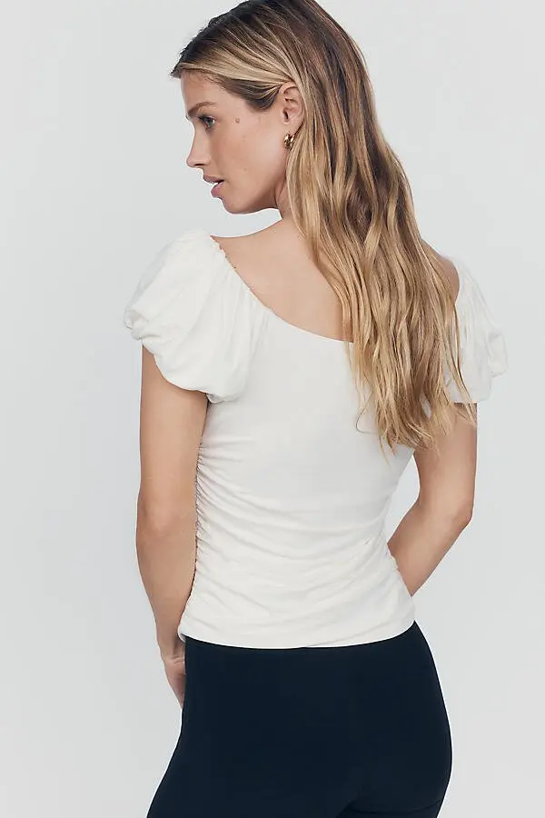 NATION LOS ANGELES Angelica Ruched Tee