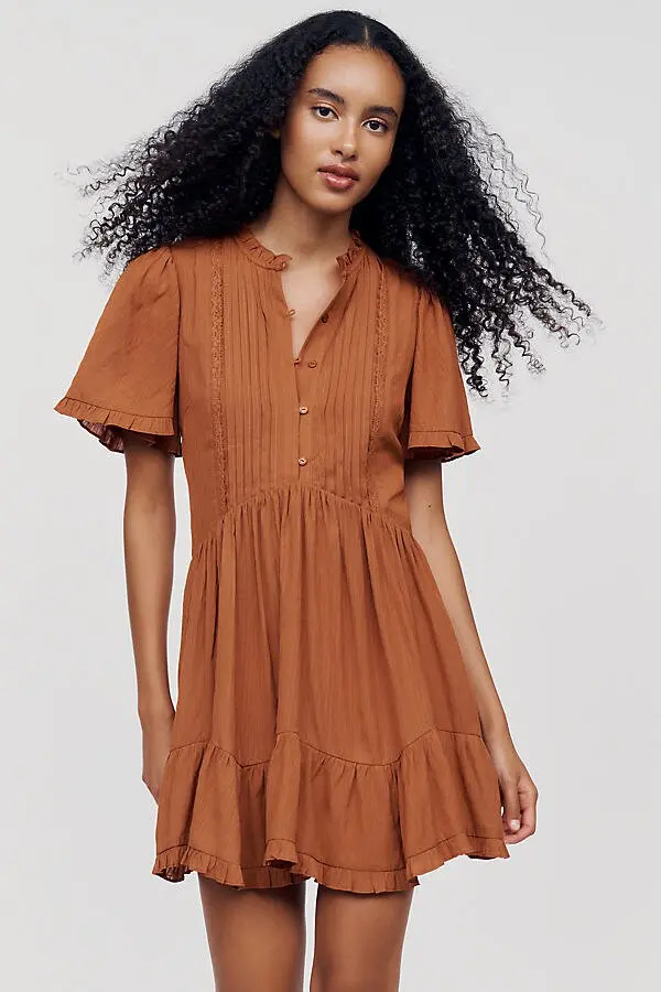 Astr The Label Randi Mi Dress - Copper
