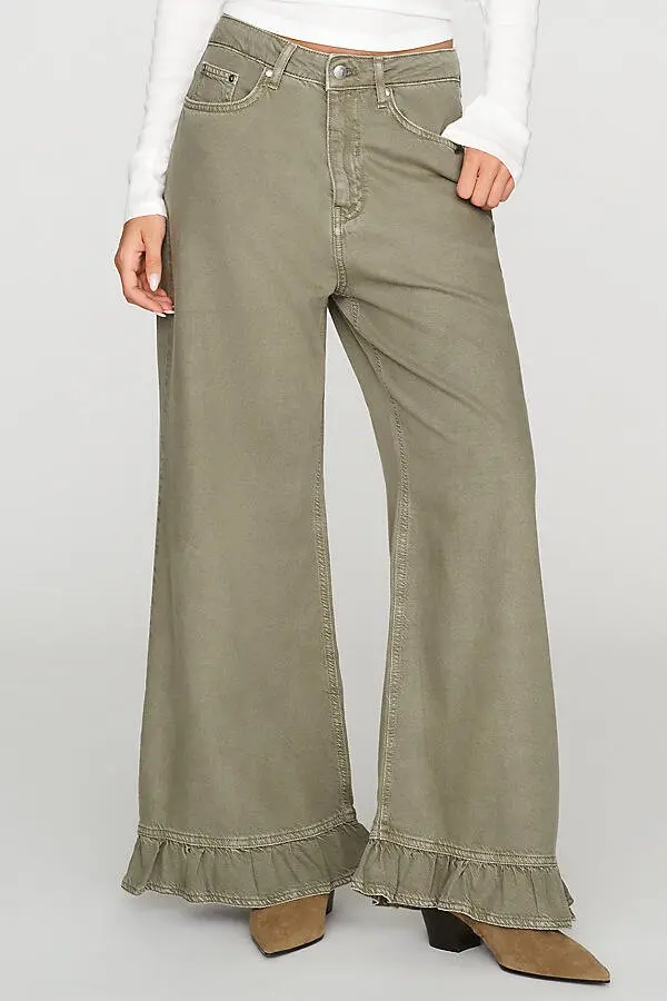 PILCRO High-rise Wide-leg Jeans