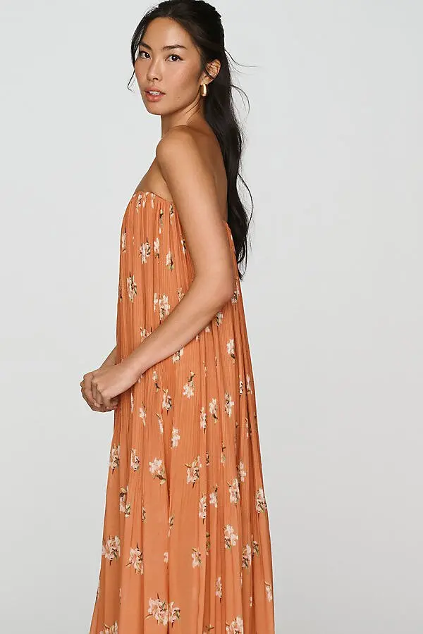 LEO LIN Dahlia Sweetheart Gown - Orange