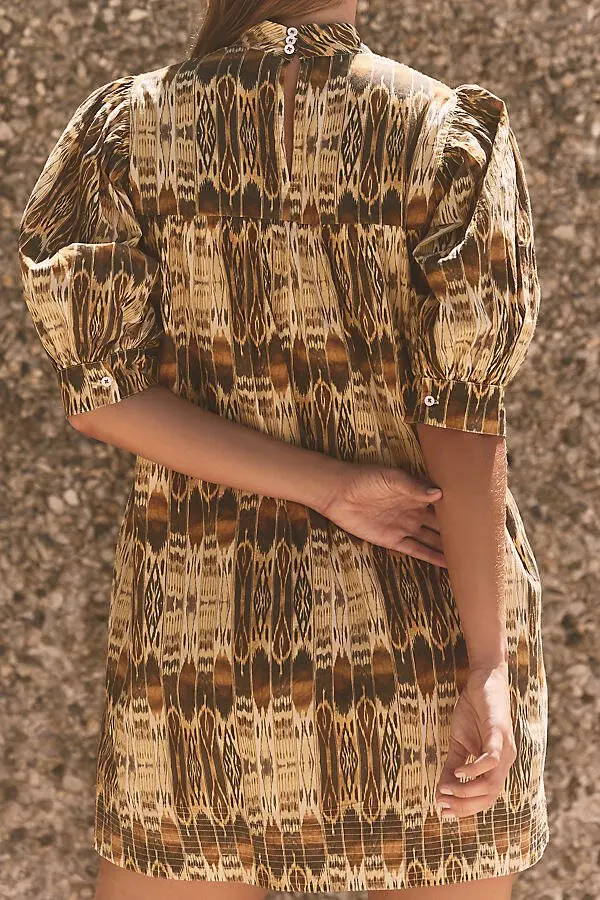 RO'S GARDEN Jamelia Cotton Mini Dress