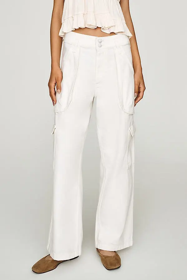PILCRO High-rise Straight-leg Utility Jeans