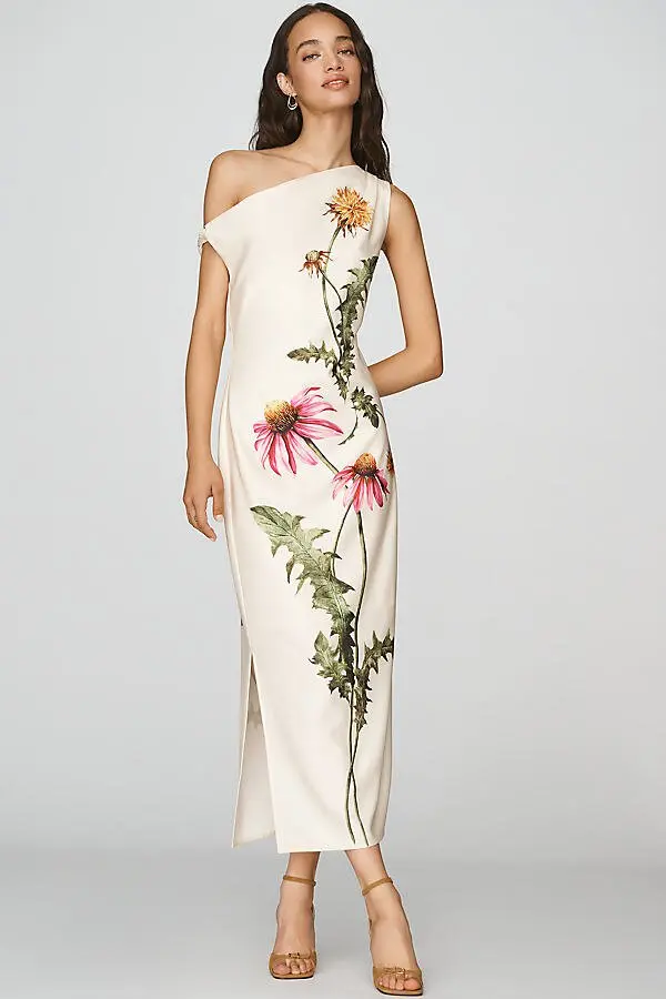 Endless Rose One-shoulder Midi Dress