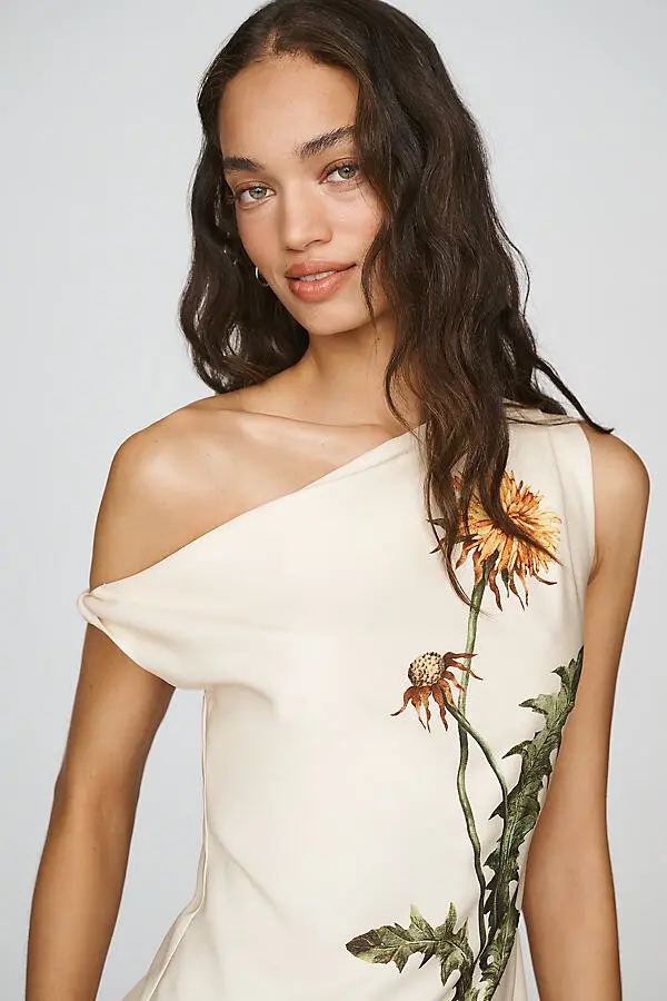 Endless Rose One-shoulder Midi Dress