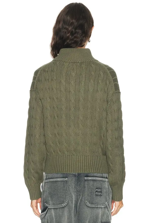 Polo Ralph Lauren Long Sleeve Sweater In Army