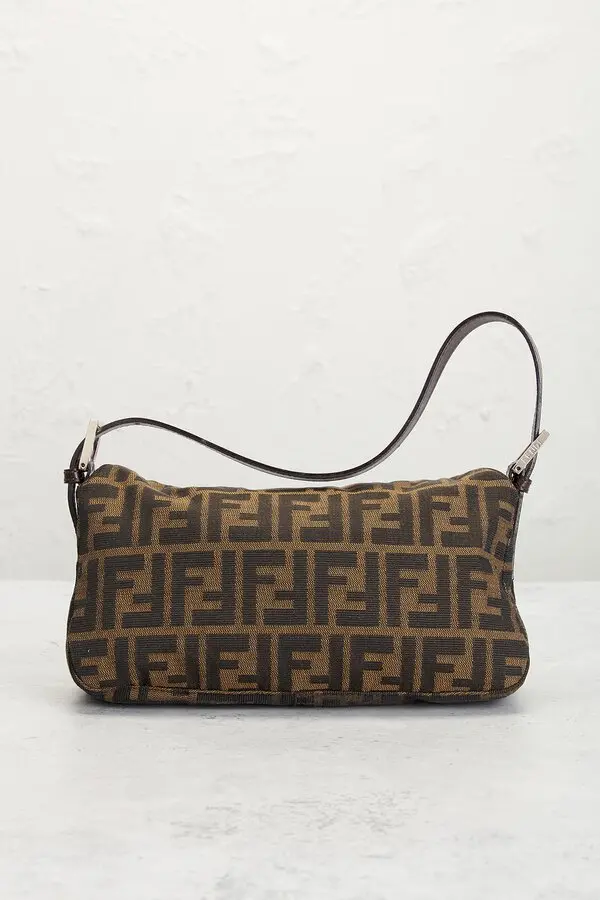 Fendi Zucca Baguette Shoulder Bag